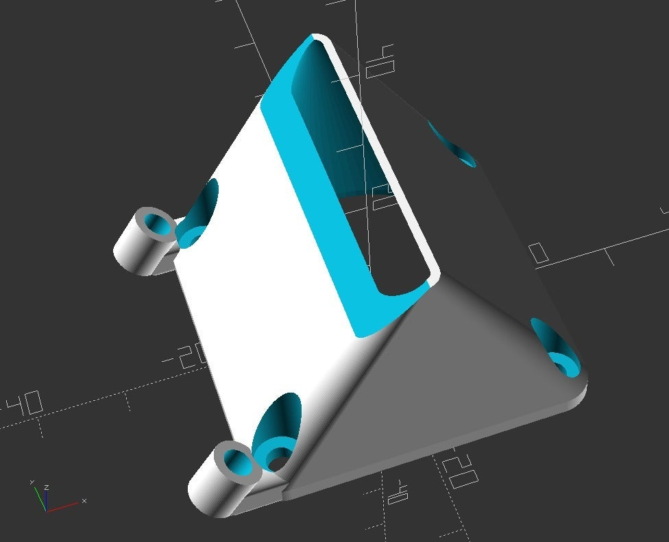 Free STL file Ultimaker Original 40mm Part Cooling Fan Duct 🧞‍♂️ (SCAD ...