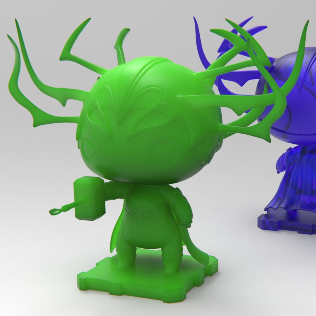 🎬 Hela (Thor Ragnarok)・Free STL File for ・Cults