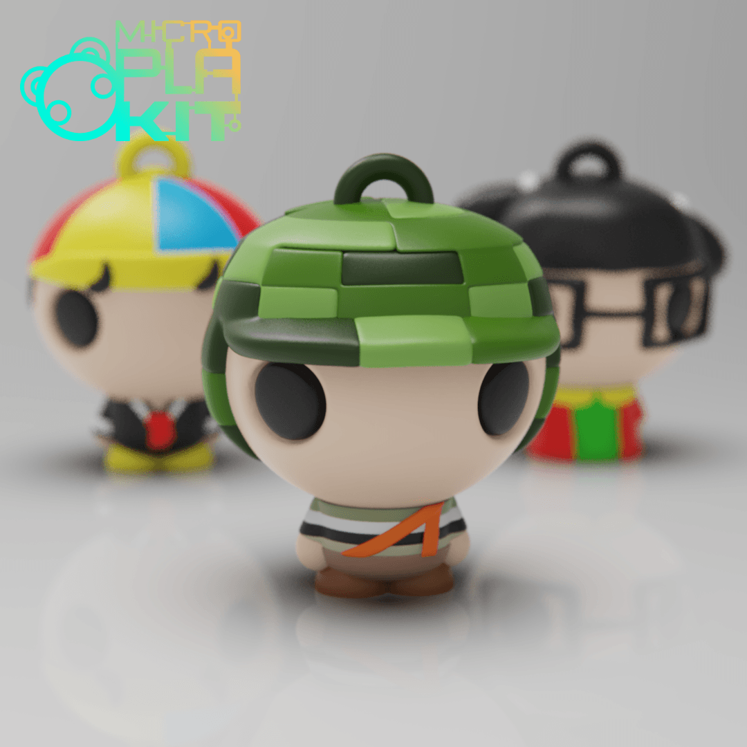 🗝️ El Chavo del Ocho Set (CHAVES) (MicroPlaKit Series)・Free 3D File for ...
