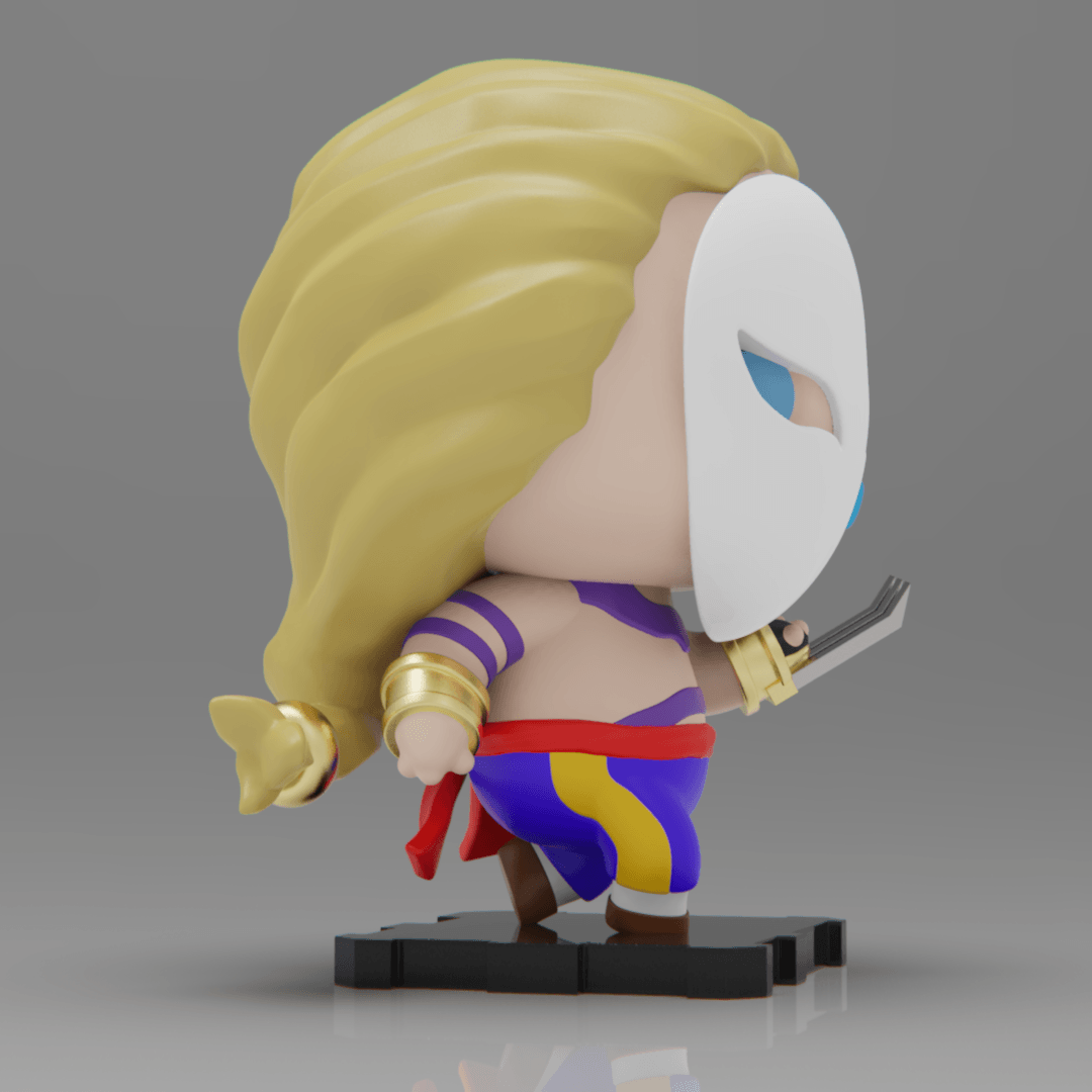 🦸 Street Fighter VEGA (Masked & Unmasked Versions)・Free STL File for ・Cults