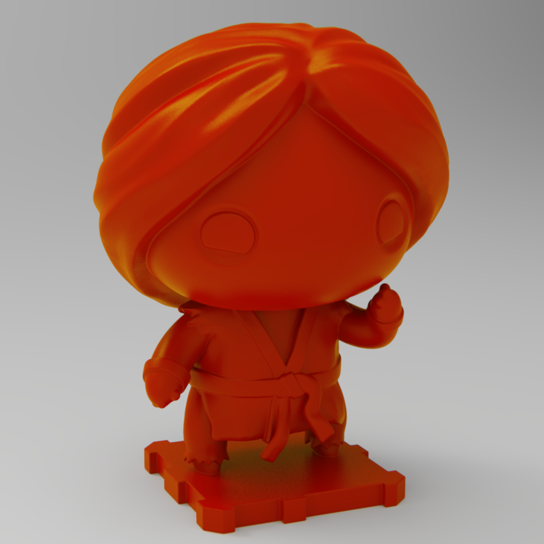 Free STL file Street Fighter KEN 🧸 ・3D printable object to download・Cults
