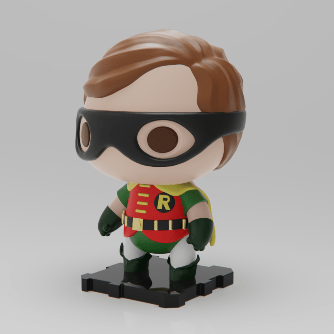 🦸 Classic Batman and Robin (1960s TV Show Version)・Free STL File for ・Cults
