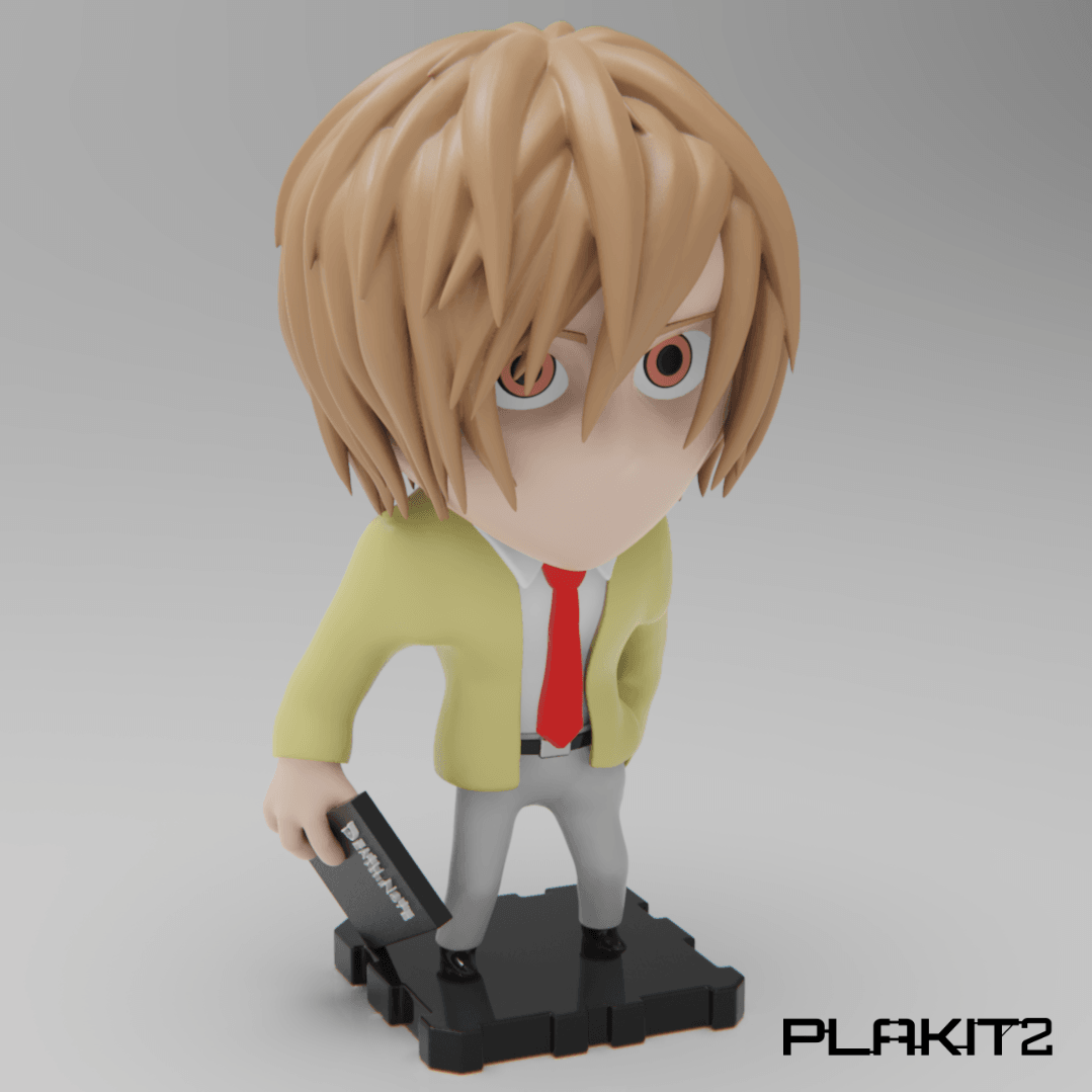 💬 Death Note LIGHT YAGAMI・Free STL File for ・Cults