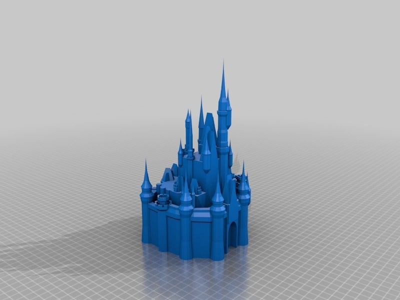 🏰 Cinderella's Castle from Disney World・Free STL File for ・Cults