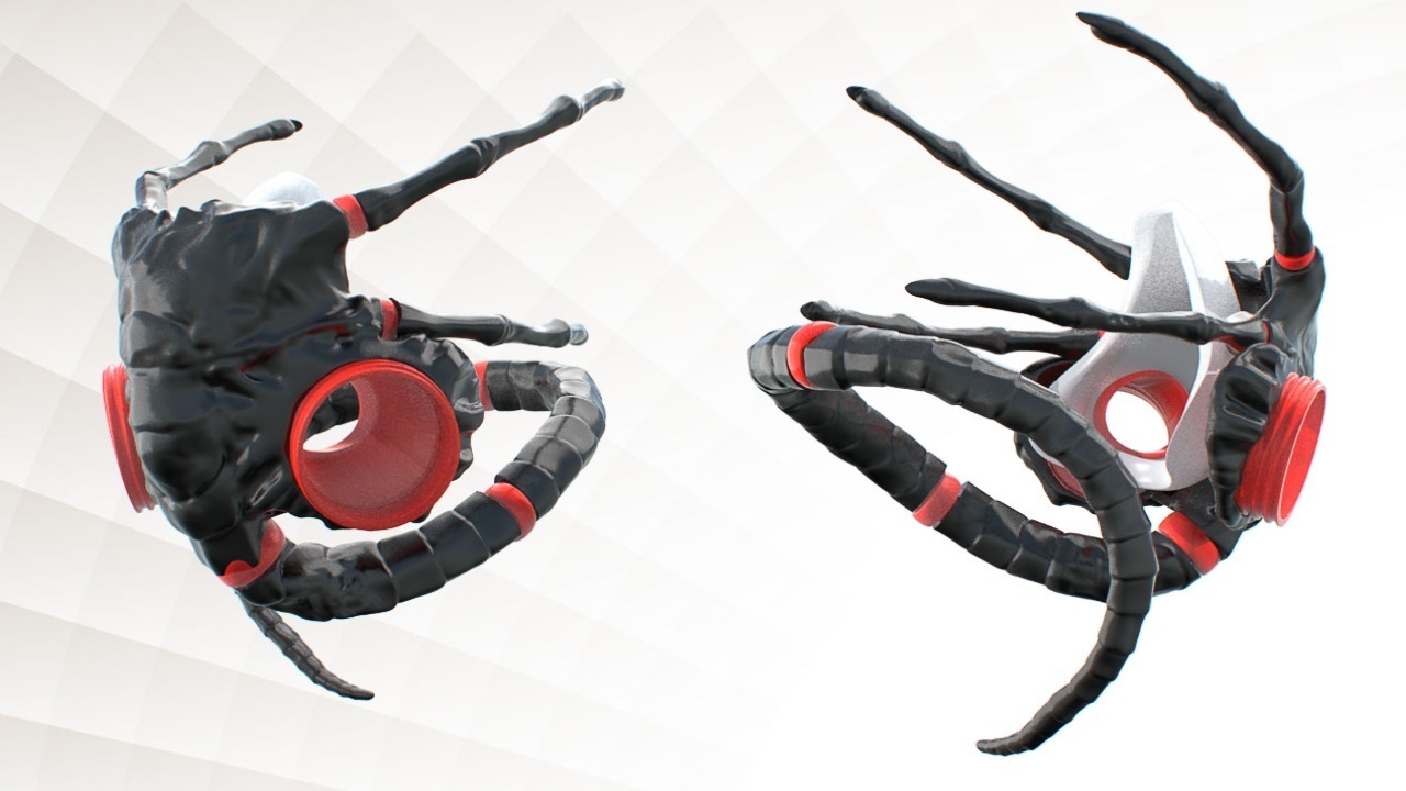 👽 Alien Covid-19 Face Mask・ STL File for ・Cults