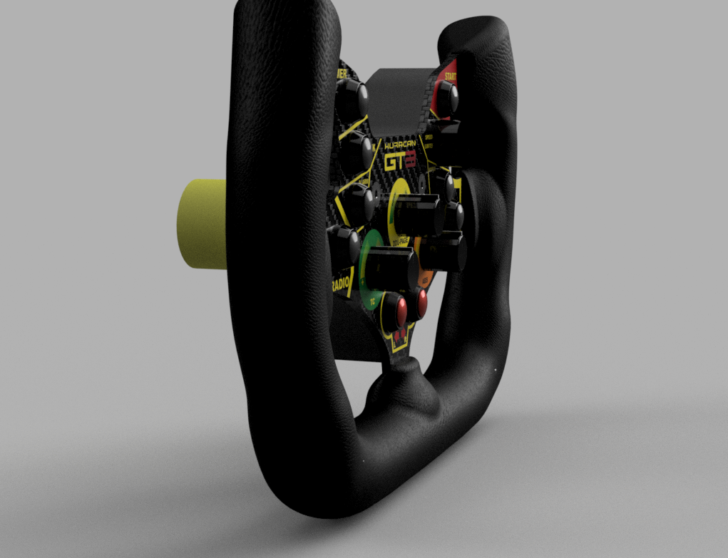 STL file DIY AUDI R8/LAMBORGHINI HURACAN Steering Wheel 🚗 ・Template to ...