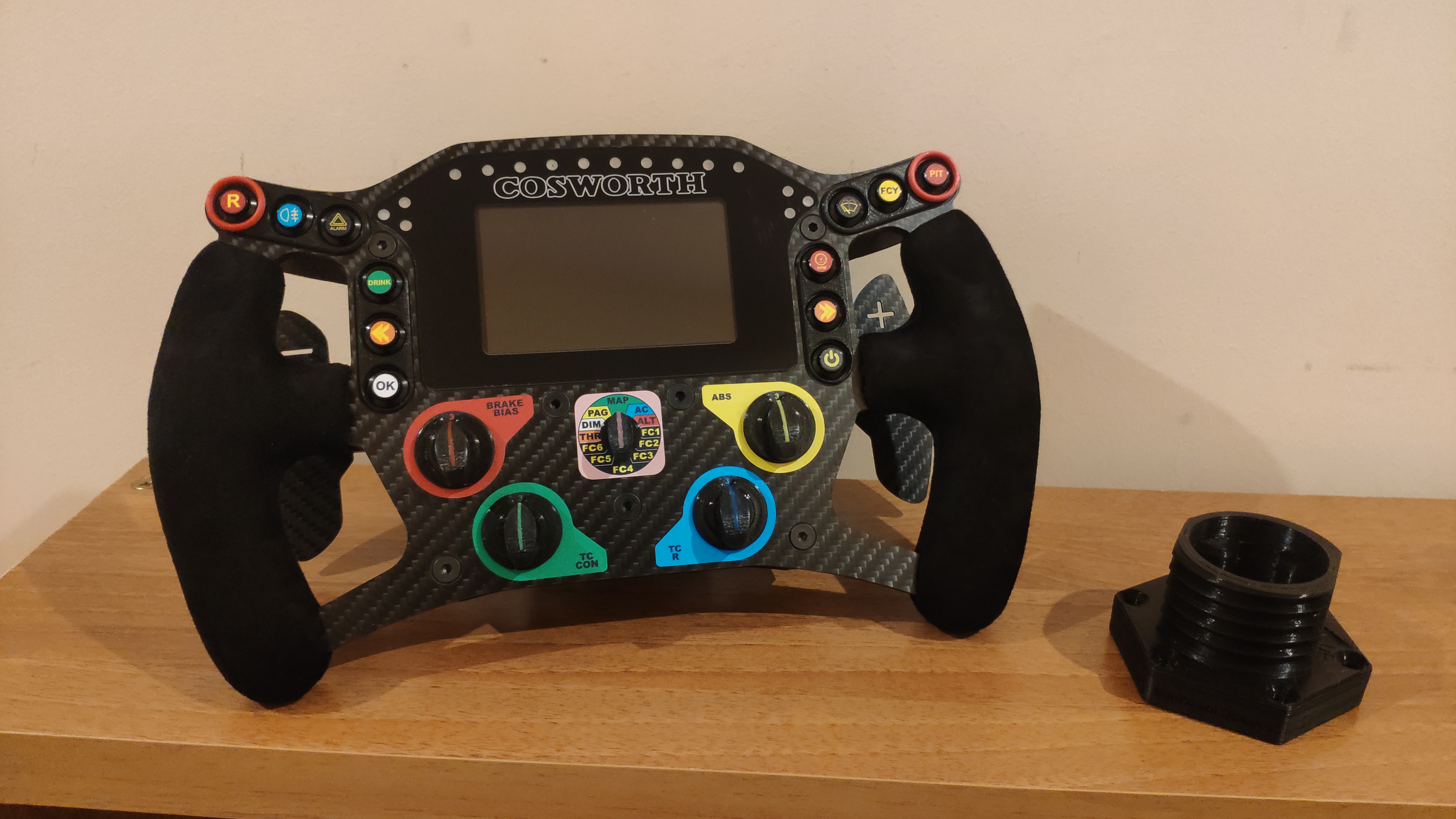 🛞 DIY COSWORTH F1/LMP1/LMP2 STEERING WHEEL・ STEP File for 3D printing ...