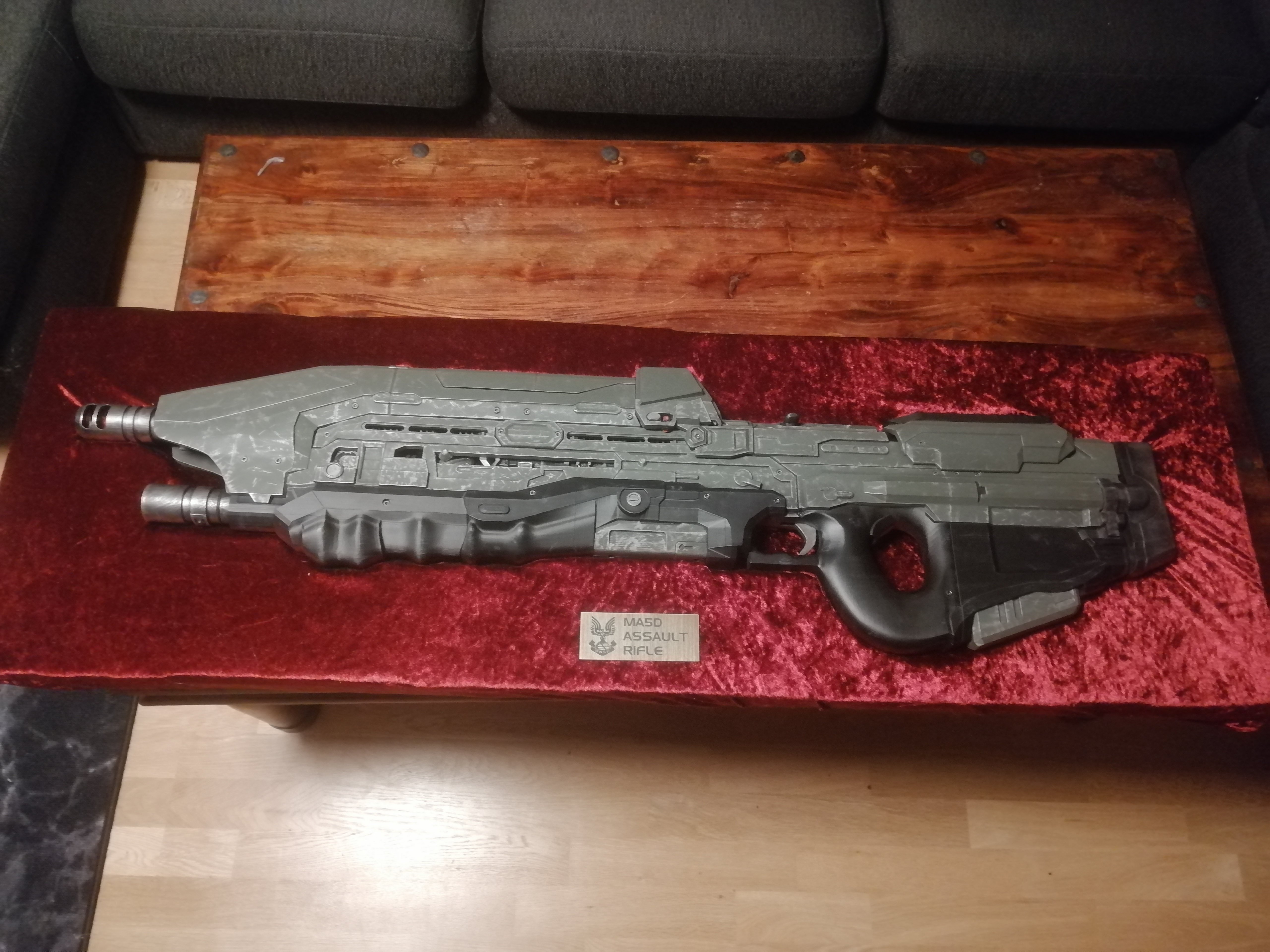 Impresión 3D Halo MA5B rifle prop・Cults