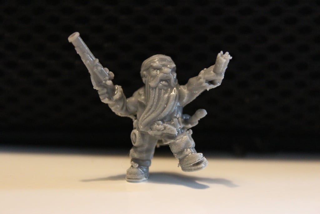 3D printed Dwarf pirate・Cults
