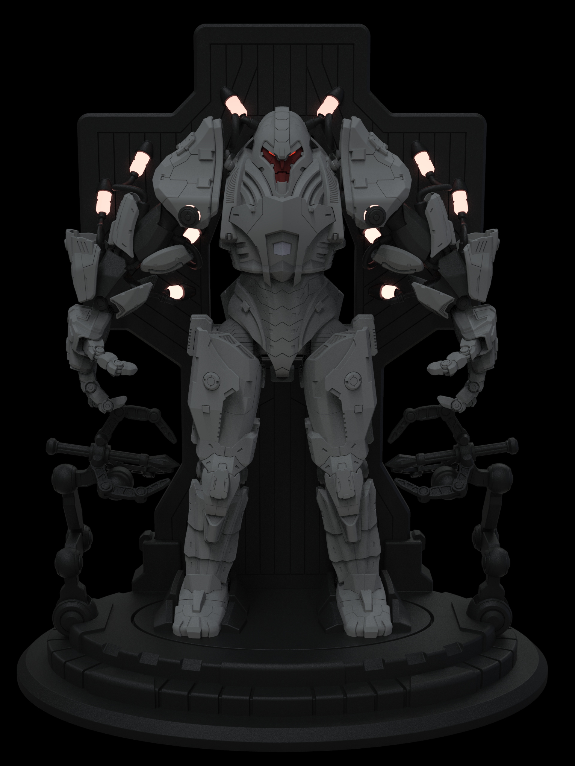 3D file NIMROD SENTINEL CONCEPT STATUE (TIER 1) 👾 ・3D printable design ...