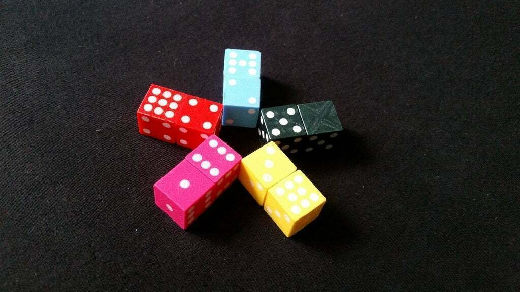 Free OBJ file Non-Transitive Grime Dice 🎲 ・Template to download and 3D ...