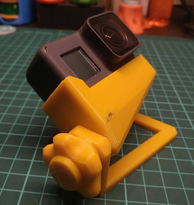 Free STL file Gopro HERO 6/7 Any Angle Mount 📷 ・3D printer model to ...