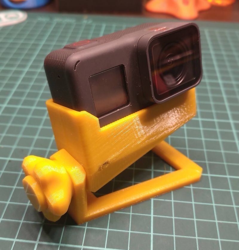 Free STL file Gopro HERO 6/7 Any Angle Mount 📷 ・3D printer model to ...