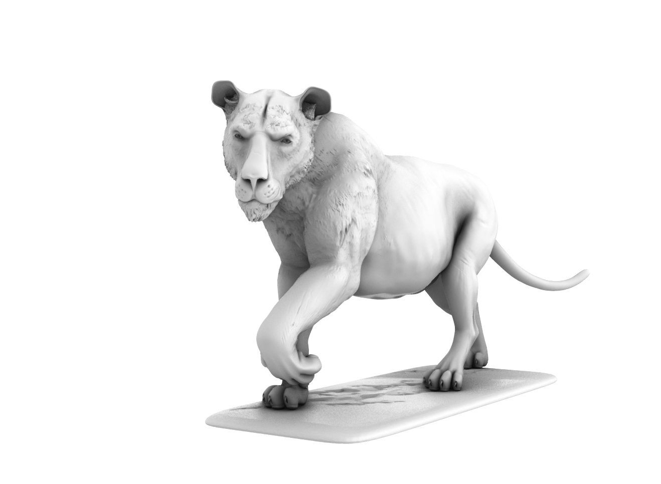 STL-Datei LION lioness 3D MODEL 🦁・Modell zum Herunterladen und 3D ...
