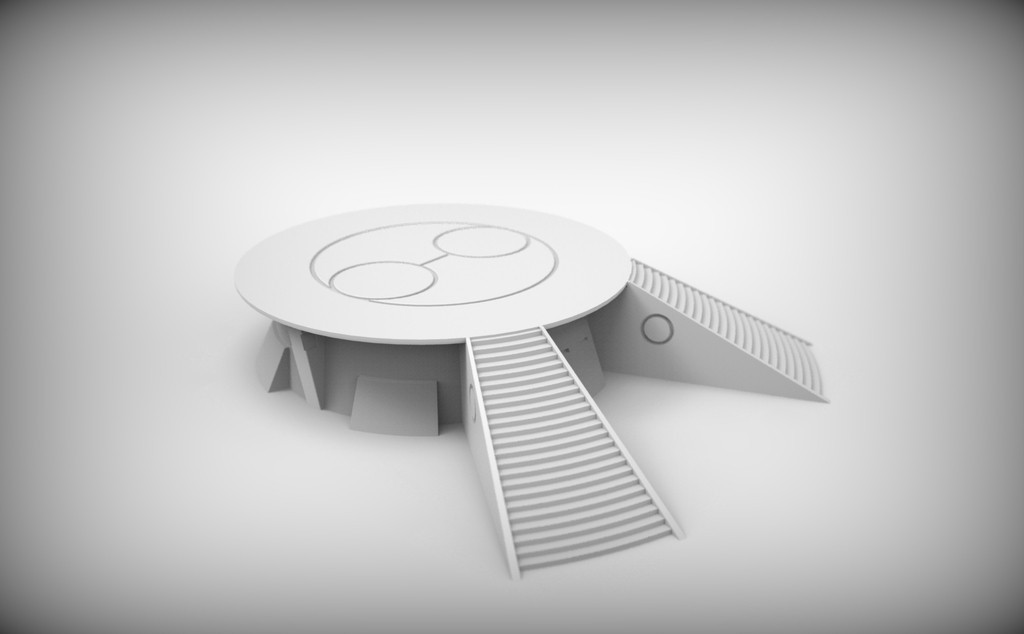 👽 alien sector terrain・Free STL File for ・Cults