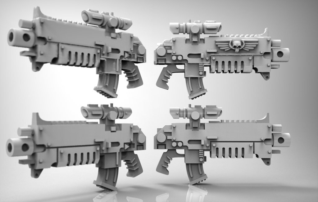 🔩 Auto Bolt Rifle 1-1 28mm・Free STL File for ・Cults