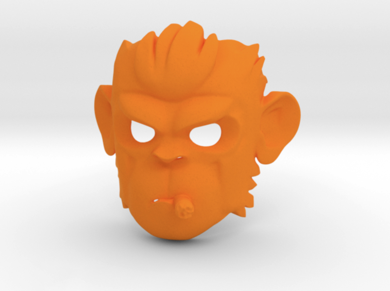 STL file Pogo the Monkey mask GTA5 🐒 ・3D print design to download・Cults