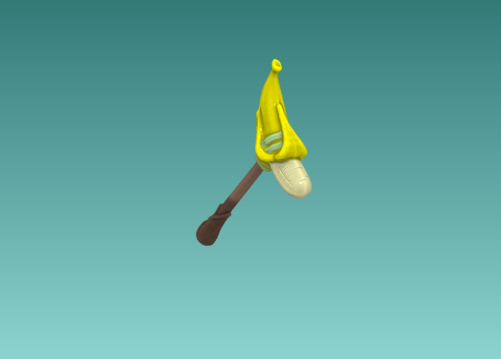 STL file Fortnite - Peely Pick ⛏️ ・Template to download and 3D print・Cults