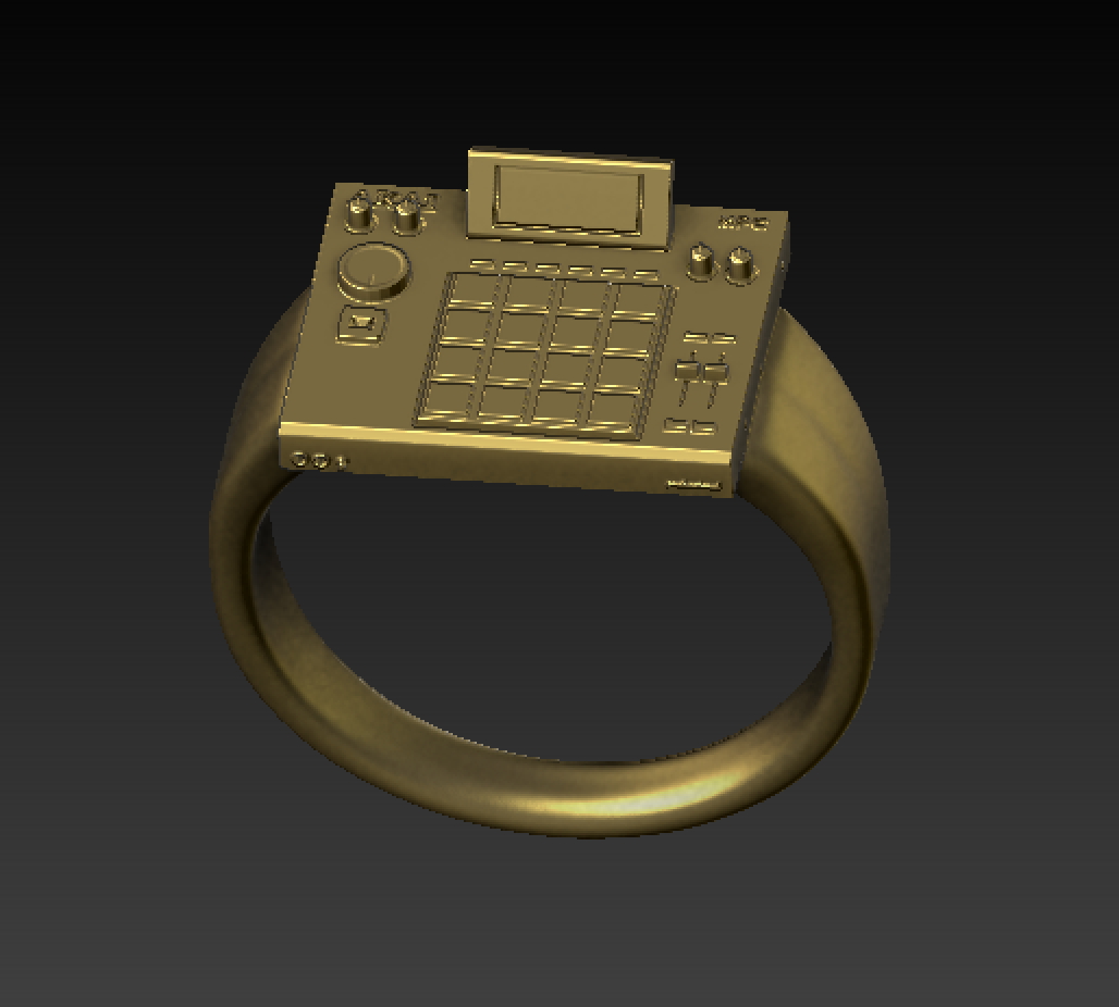 STL file Akai mpc ring 💍 ・3D printable model to download・Cults