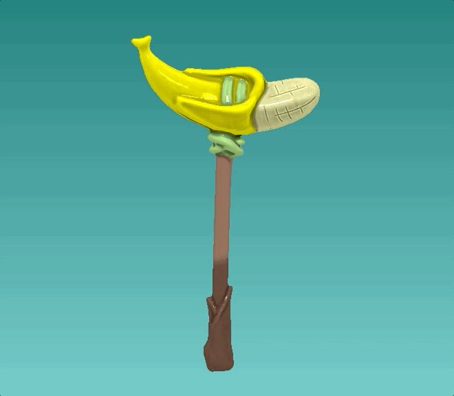 STL file Fortnite - Peely Pick ⛏️ ・Template to download and 3D print・Cults