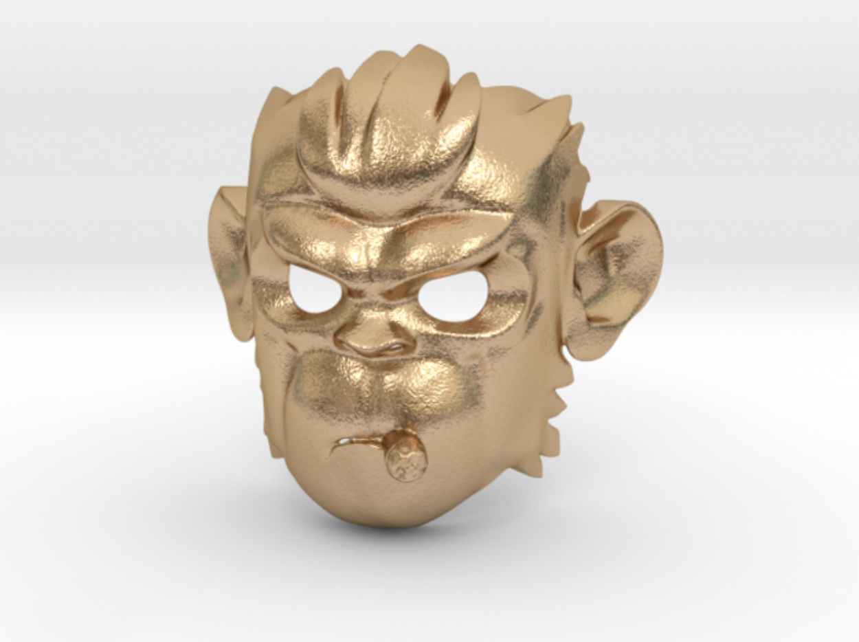STL file Pogo the Monkey mask GTA5 🐒 ・3D print design to download・Cults