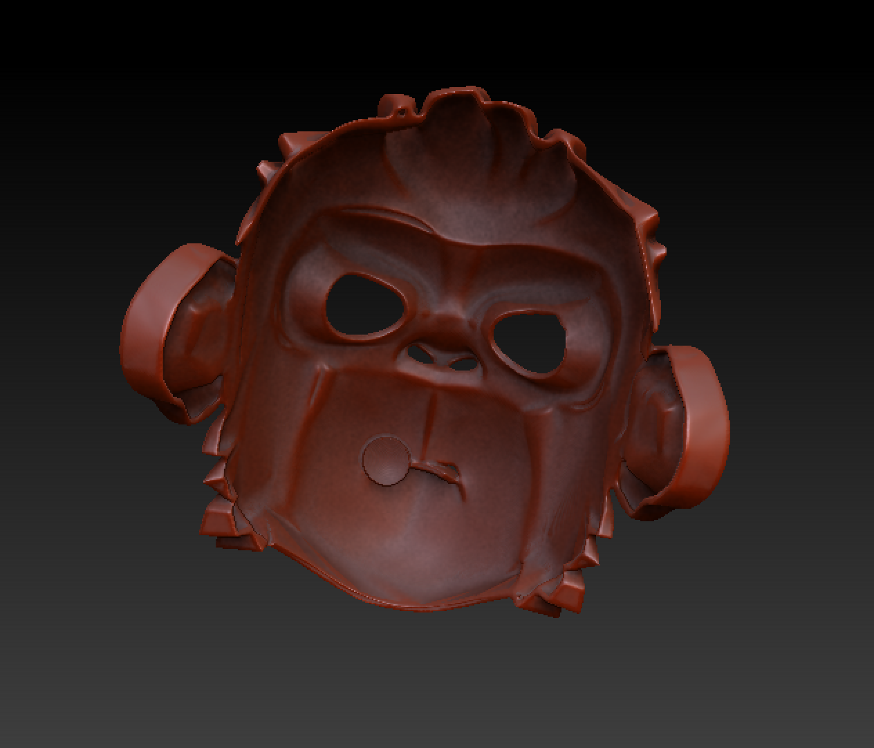 STL file Pogo the Monkey mask GTA5 🐒 ・3D print design to download・Cults