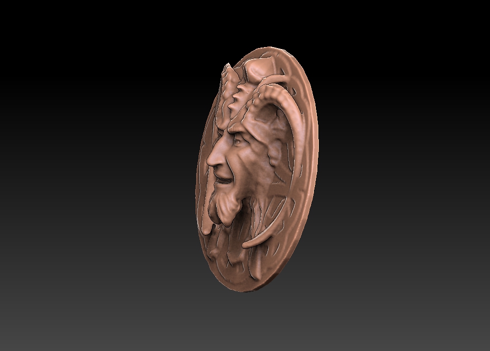 Файл STL Devil Head Wall Plaque 😈 ・Шаблон для 3D-печати для загрузки・Cults