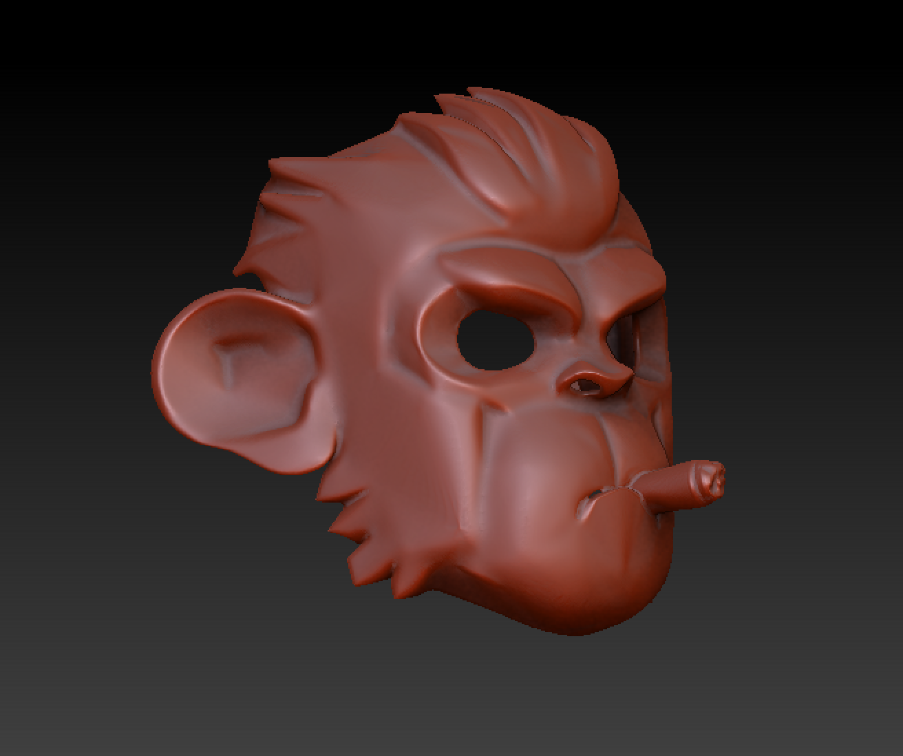STL file Pogo the Monkey mask GTA5 🐒 ・3D print design to download・Cults