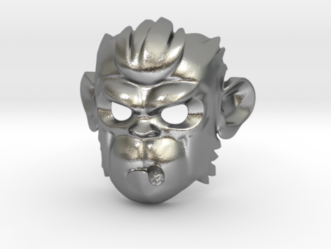 STL file Pogo the Monkey mask GTA5 🐒 ・3D print design to download・Cults