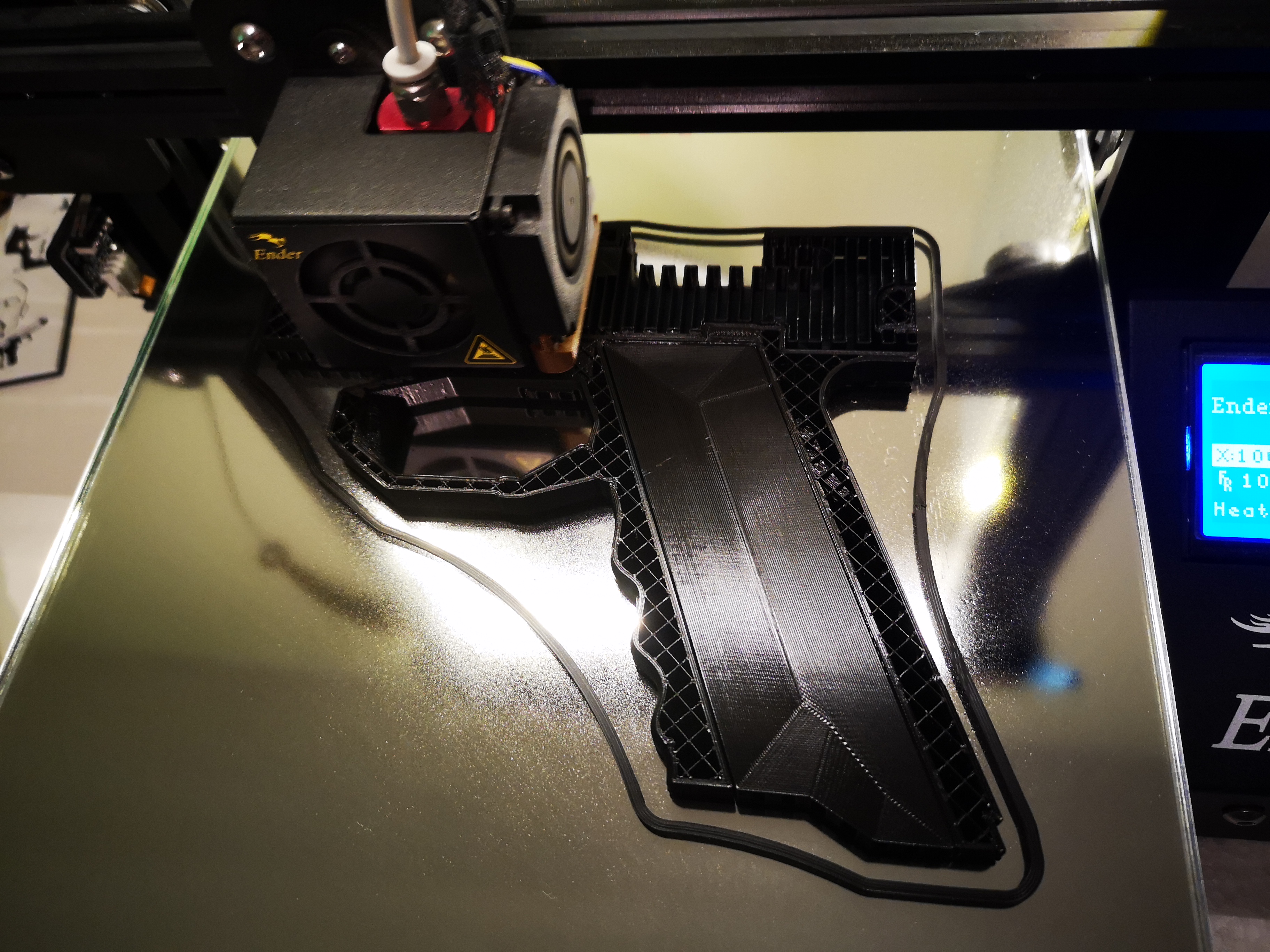 3D printer CYBERPUNK 2077 MILITECH VINDICATOR 9mm • made with ender 3・Cults