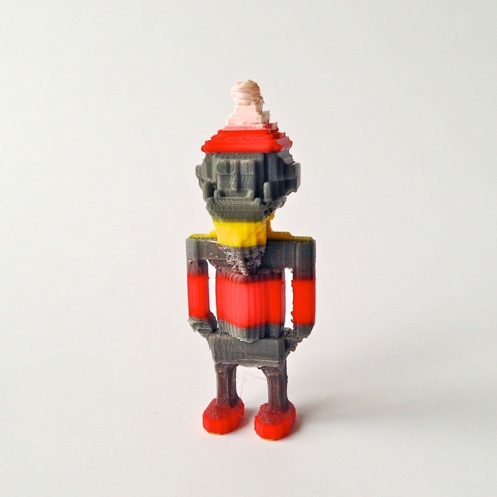Free STL file 8 bit Santa Claus 🎅 ・3D printing design to download・Cults