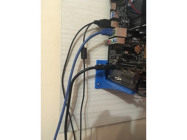 STL file Motherboard, PSU, GPU wall mount 💻・3D printing design to ...