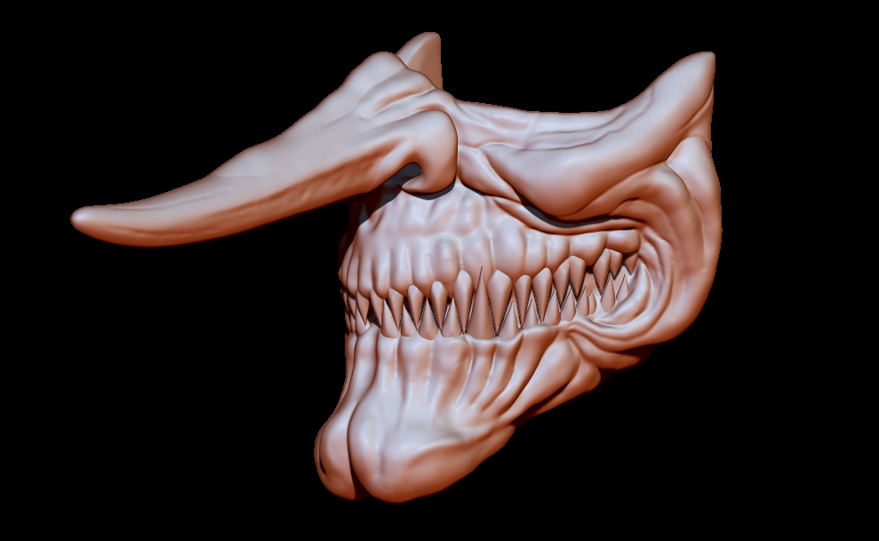 Free STL file Mutant Clown Mask 🤡 ・3D printer design to download・Cults
