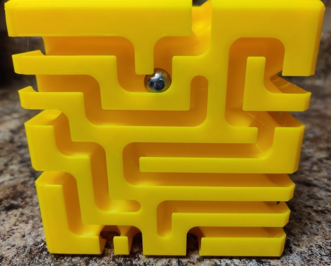 Archivo STL gratis Laberinto de cubos 🧩 ・Modelo imprimible en 3D para ...