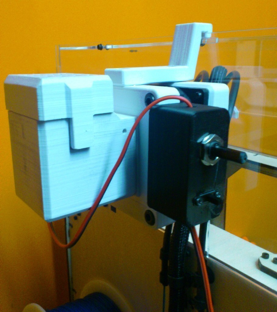 Бесплатный STL файл Electronics Box for Exhaust System 80mm Replicator ...