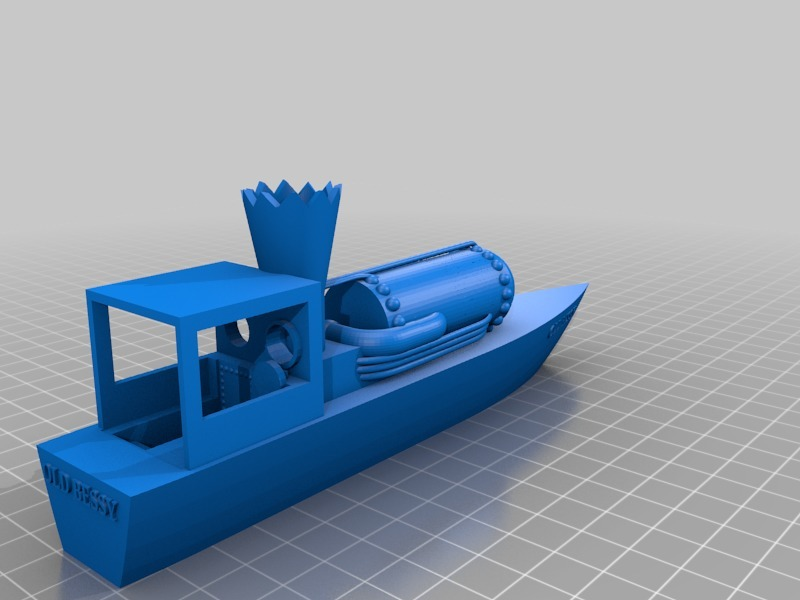Free 3D file Steam boat (OLD BESSY) 😤 ・3D printable object to download ...
