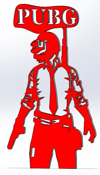 🧸 PUBG( PlayerUnknown's Battlegrounds)・ STL File for 3D printing・Cults