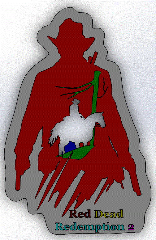 Arquivo grátis STL Red Dead Redemption 2 😵 ・design de impressão 3D para ...