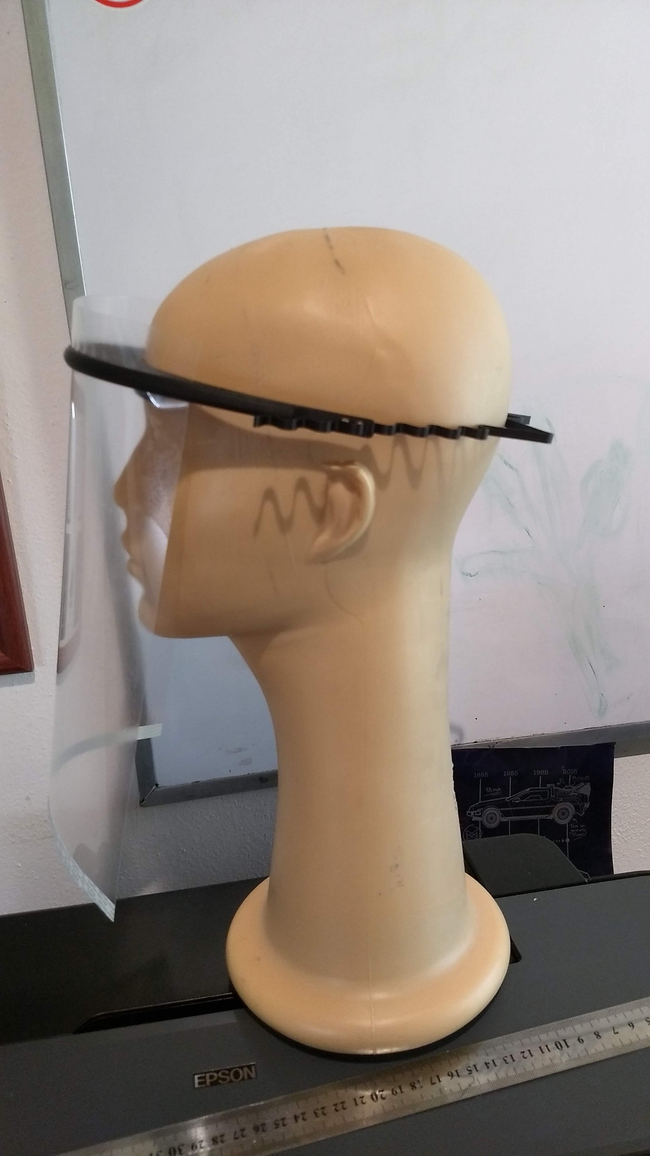 3D print Flat visor V1_1 • made with Ender 3 Pro・Cults
