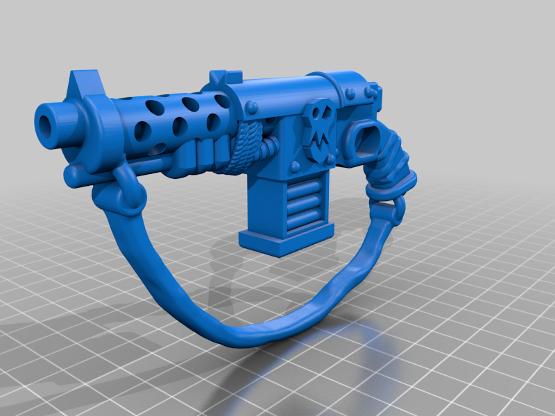 🔫 Ork Stub Gun / Orc Stubber Rifle - 28mm・Free STL File for ・Cults