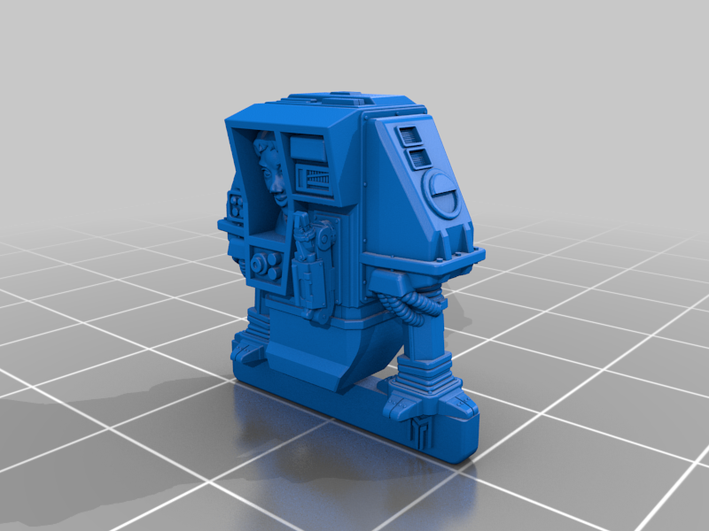 🏃 Silent Running Robot / Droid Cheryl ! - 28mm Wargames Mini・Free 3D ...