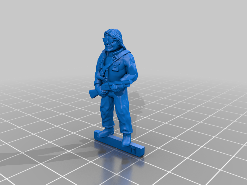 🎲 John Nada They Live - 28mm Fantasy Miniature・Free 3D File for ・Cults