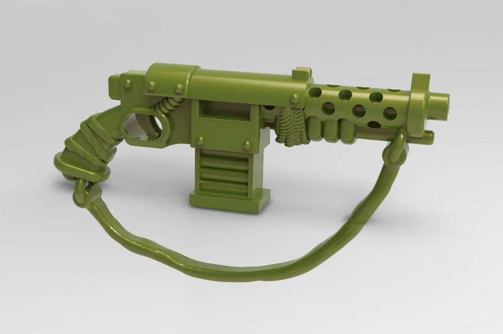 🔫 Ork Stub Gun / Orc Stubber Rifle - 28mm・Free STL File for ・Cults