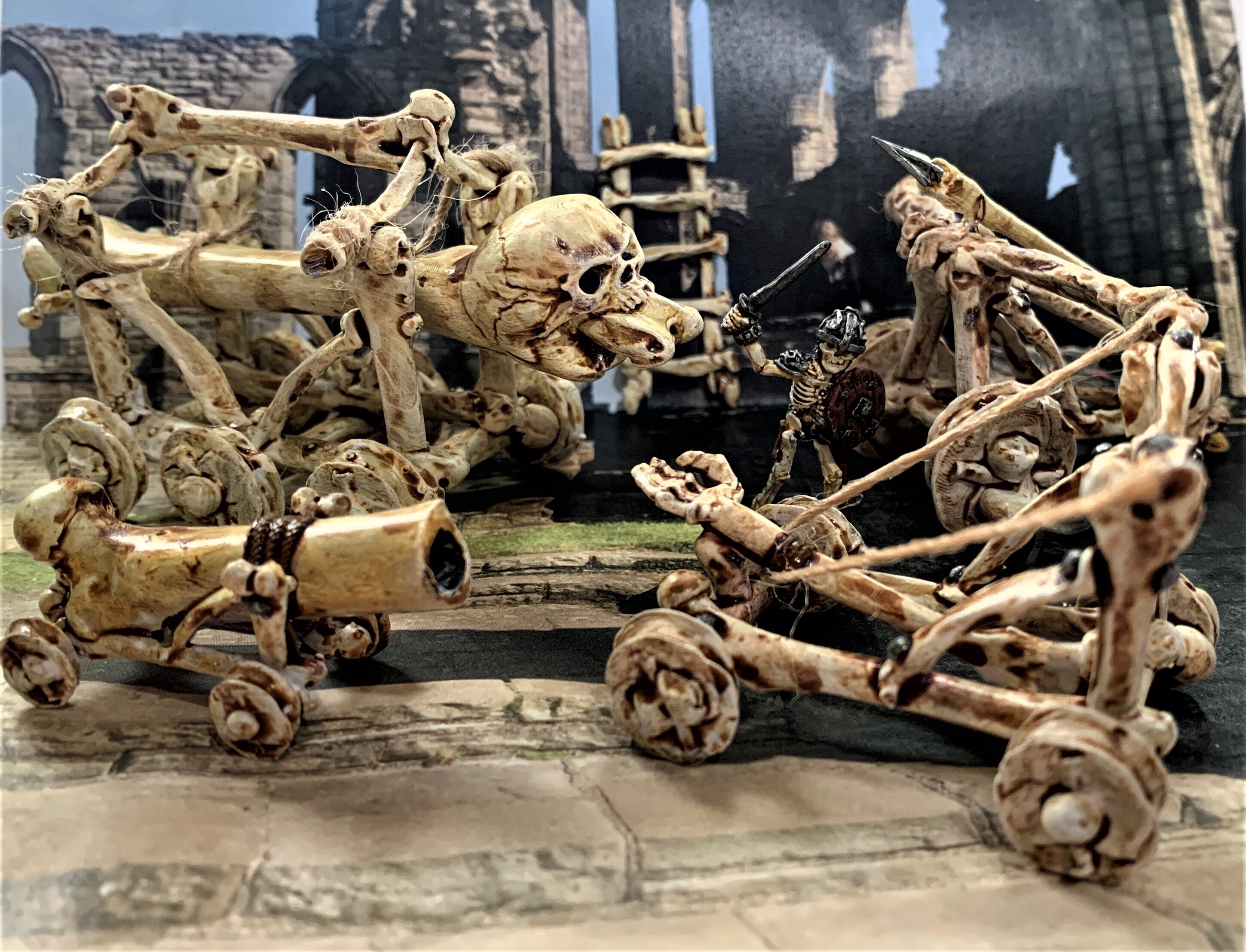 💀 Undead Skeleton Catapult - Warmachines・Free STL File for ・Cults