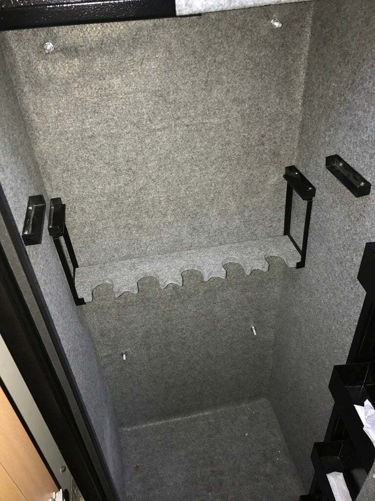 🔫 Buffalo River Gun / Rifle Safe Cabinet Rack Drop Braket for Carbines ...