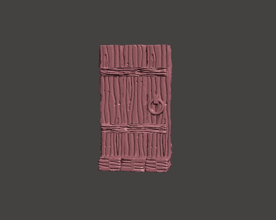 🚪 Door for 28mm Scale Medieval Tudor Style Wargaming House・Free STL ...