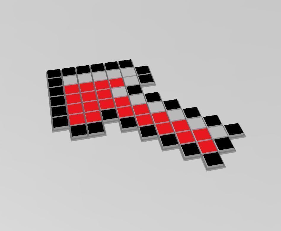 Free STL file Commodore Amiga Cursor Pixel Art 🎨 ・3D print object to ...