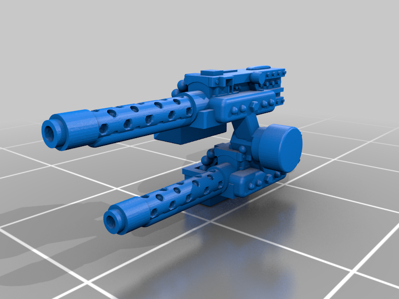 🛥️ Waterworld Quad Machine Gunner Turret - 20nn Miniature - Gaslands ...