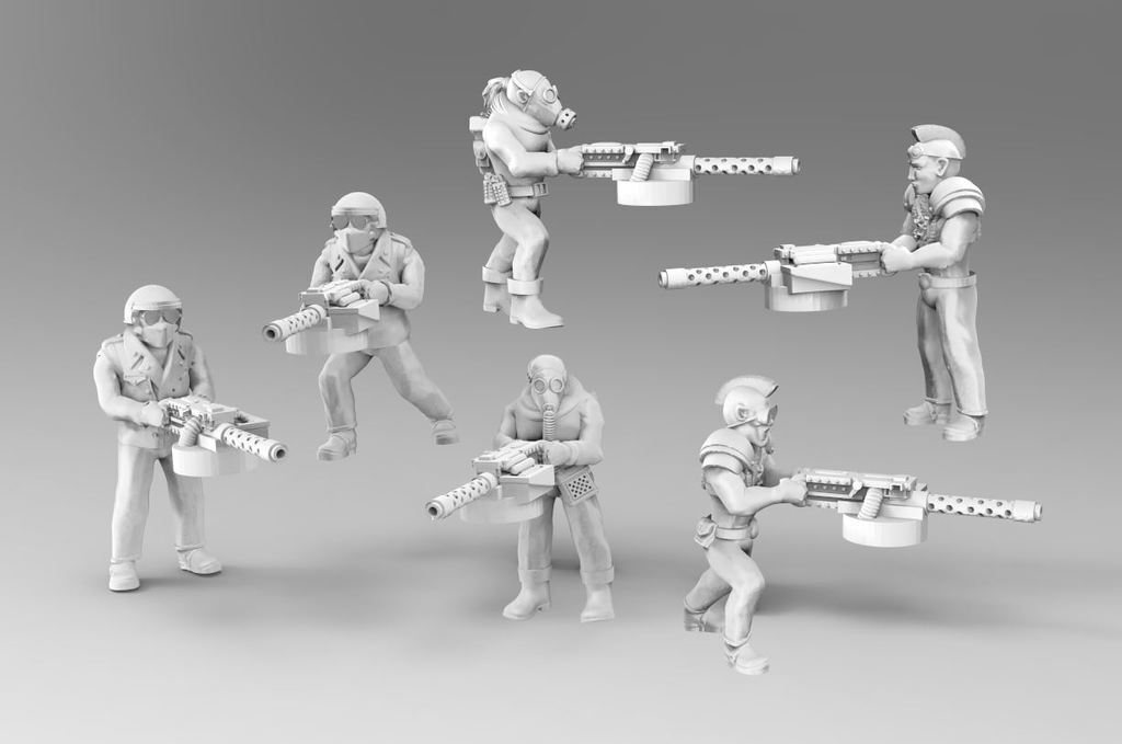 🔫 Rear Deck gunner - 20mm - Darkfuture / Gaslands / FWW・Free STL File ...