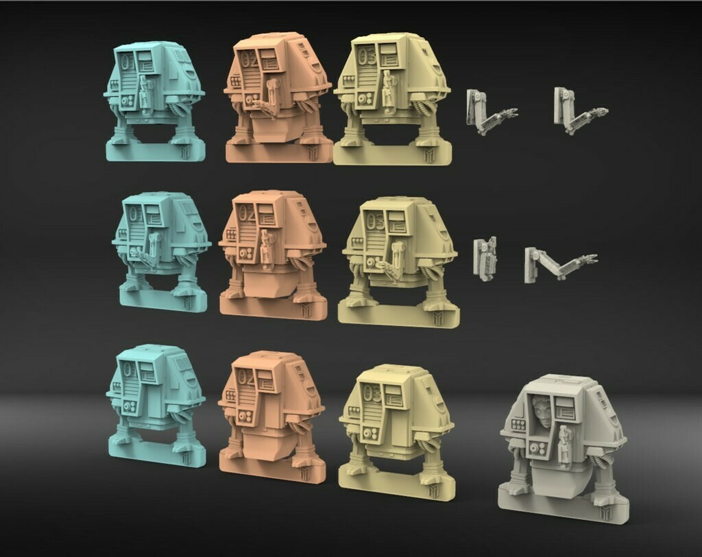 🏃 Silent Running Robot / Droid Cheryl ! - 28mm Wargames Mini・Free 3D ...